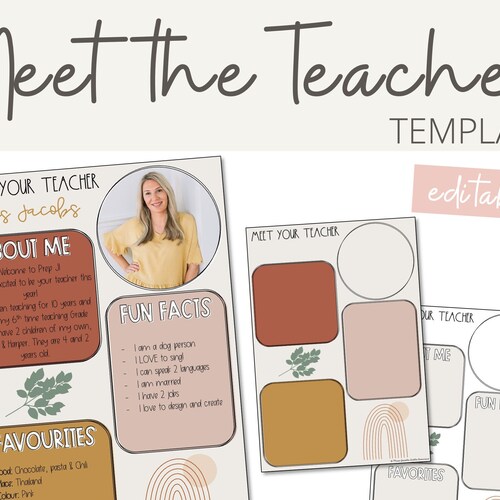 BOHO VIBES Classroom Labels Bundle Editable Desert Neutral - Etsy
