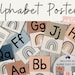 BOHO RAINBOW Alphabet Posters Editable Neutral Rainbow - Etsy