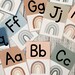 BOHO RAINBOW Alphabet Posters | Editable | Neutral Rainbow Classroom ...