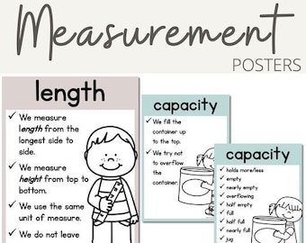 MODERN RAINBOW Number Posters Calm Colors Classroom Decor - Etsy