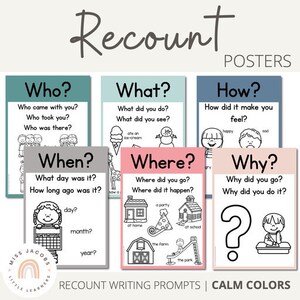 CALM COLORS Recount Posters | English Posters | Modern Rainbow ...