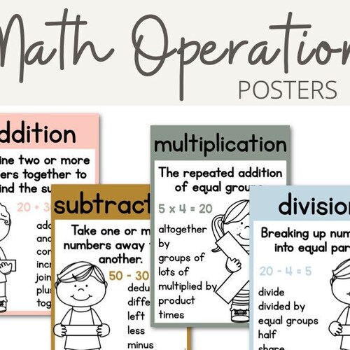 Neutral Boho Rainbow Classroom Number Posters | Etsy