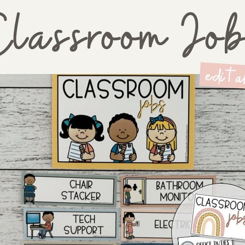 BOHO RAINBOW Classroom Labels Bundle Editable Neutral | Etsy