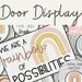 BOHO RAINBOW Classroom Door Display Editable Neutral - Etsy