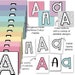 Groovy Bulletin Board Lettering Pack Editable SPOTTY PASTEL - Etsy