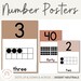 DESERT NEUTRAL Math Posters Bundle Boho Color Palette Neutral Classroom ...