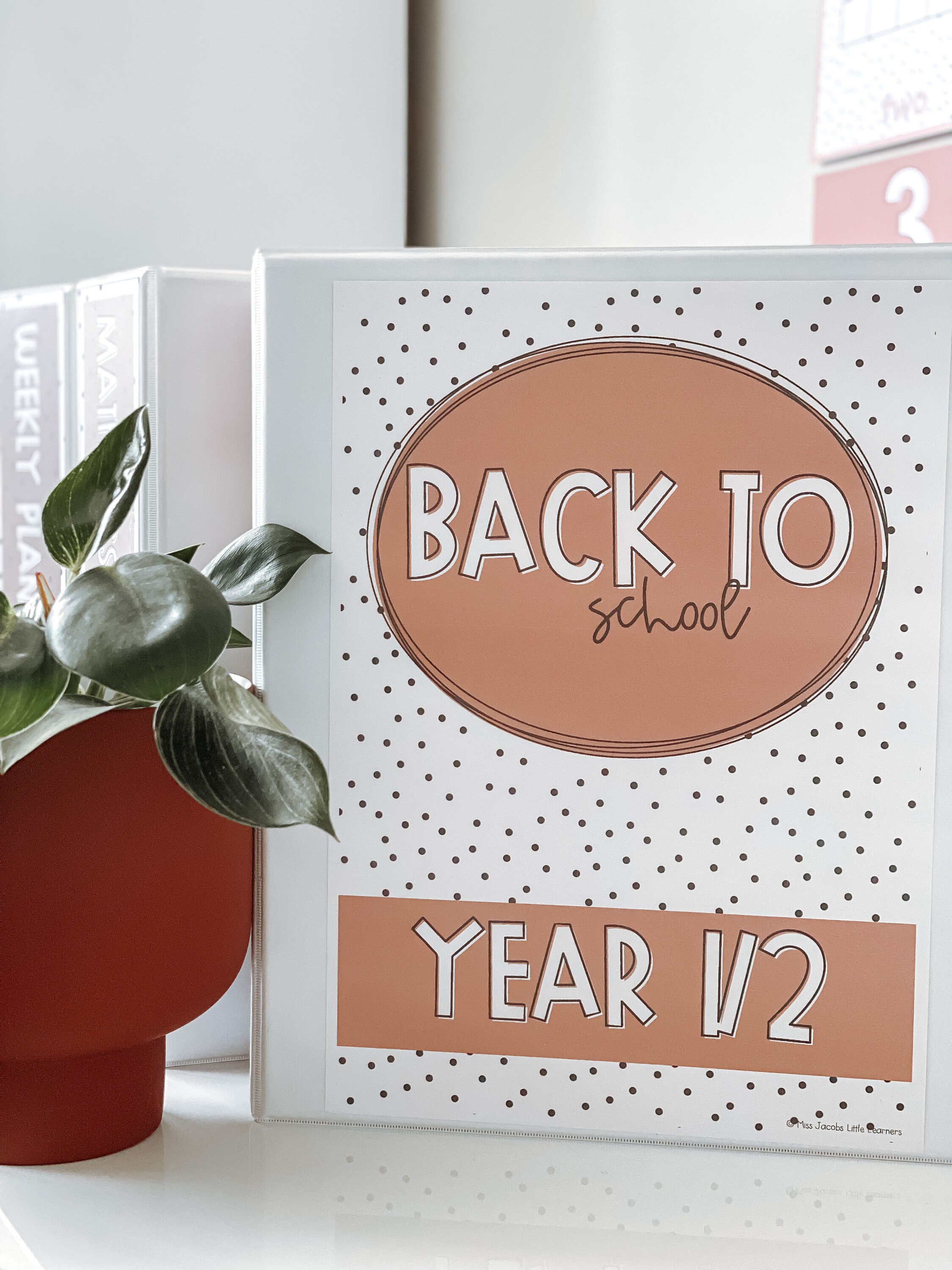 Binder Covers and Spines SPOTTY NEUTRALS Classroom Decor - Etsy