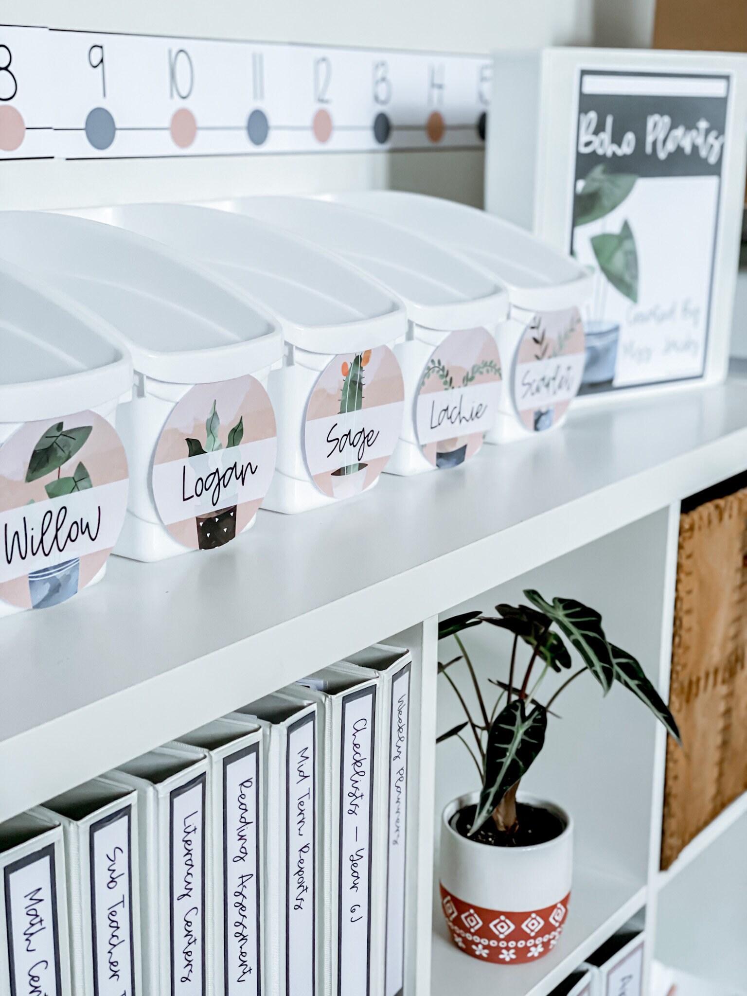 Modern Boho Plants Classroom Supply and Student Name Labels - Etsy