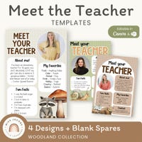 Groovy Meet the Teacher, Retro Classroom Printable Template, Teacher ...