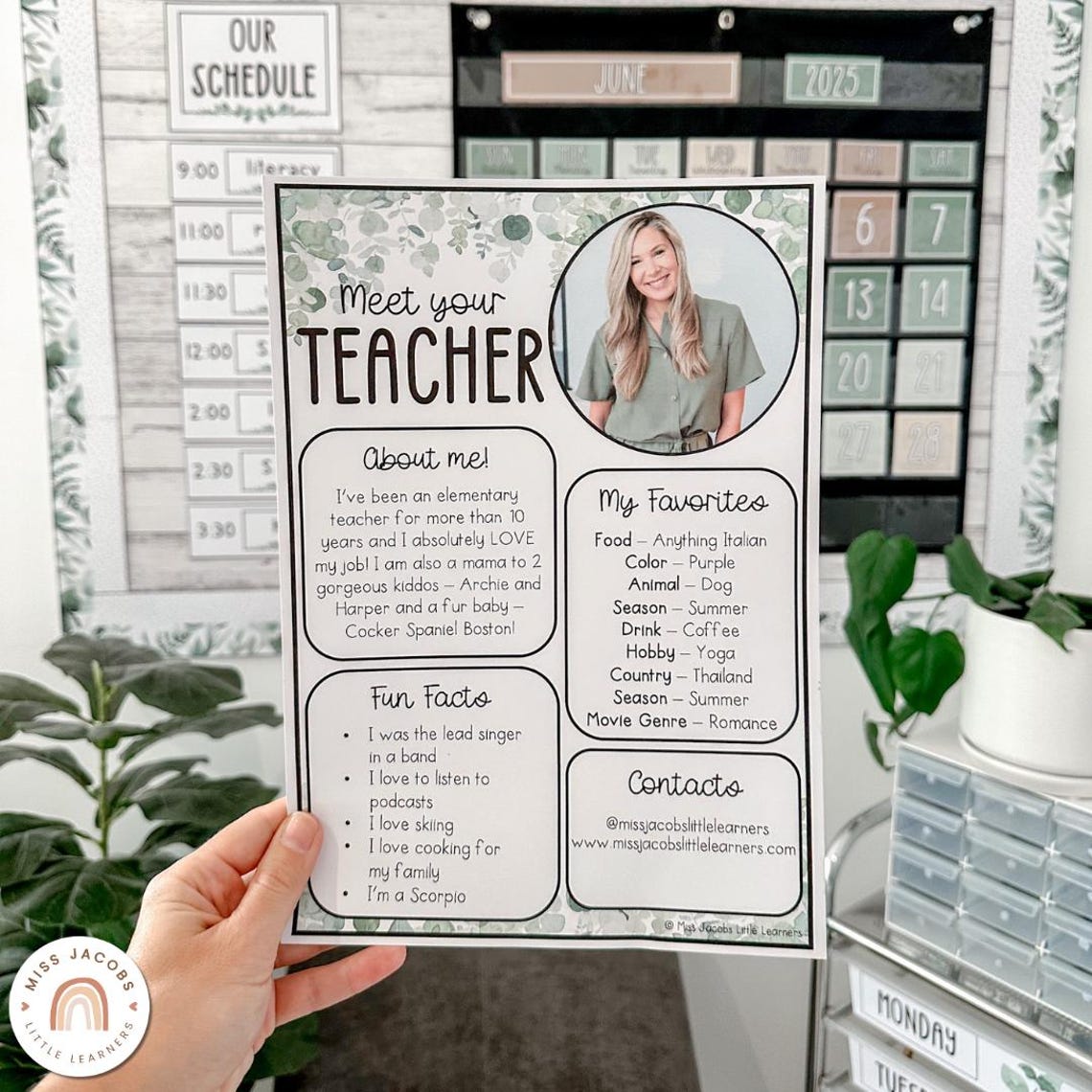 Meet the Teacher Template, Editable Back to School Welcome Letter ...