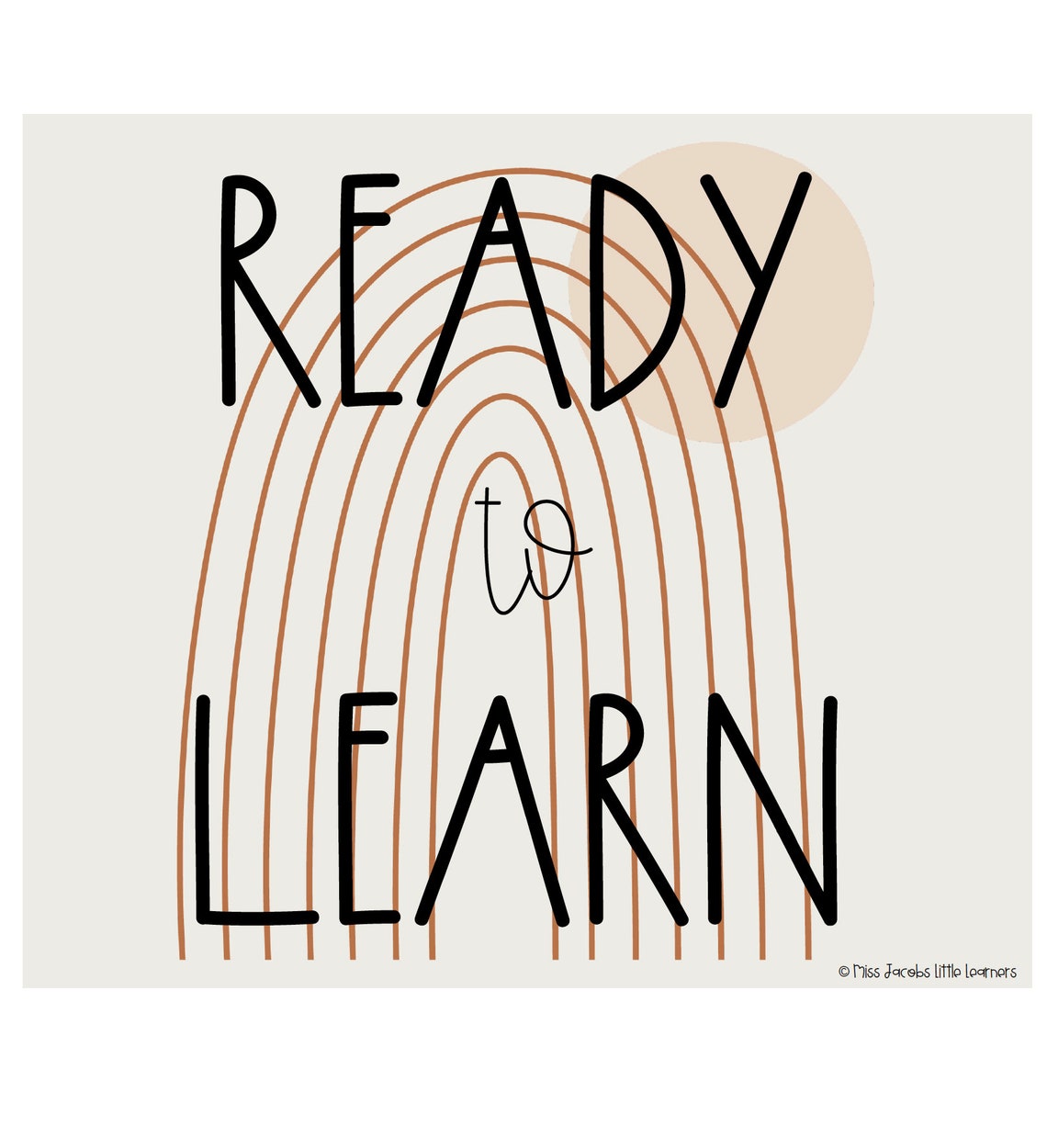 BOHO VIBES Behavior Chart Editable Desert Neutral - Etsy