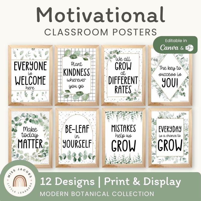 Nature Poster With Quote - Etsy