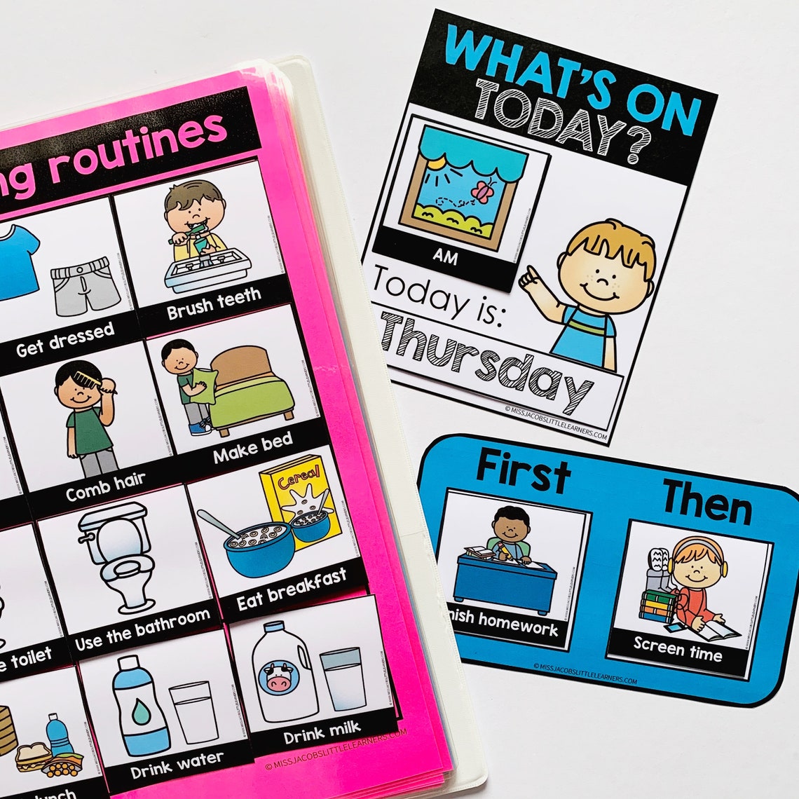 Home Schedule and Daily Routines Pack | Editable | Distance Learning ...
