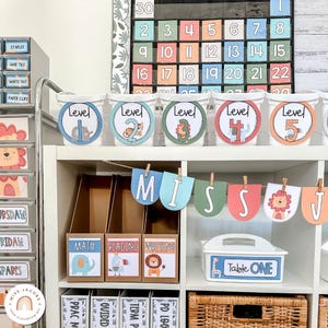 Cute Jungle Animals Classroom Decor Bundle - Etsy