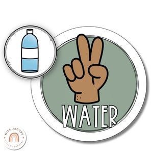 Hand Signals | Cute Sea Life Classroom Decor | Editable - Etsy