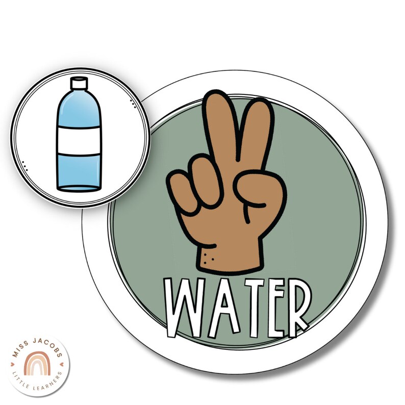 Hand Signals | Cute Sea Life Classroom Decor | Editable - Etsy