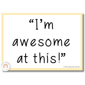 Modern Growth Mindset Display Simple Pastels Classroom Decor Editable ...