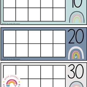 MODERN RAINBOW Days at School Tally Chart | 100 Days at School Display ...