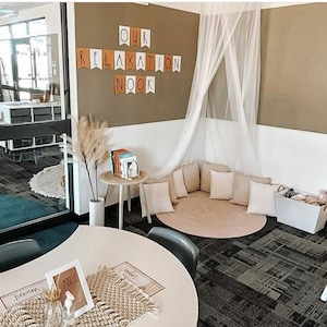 BOHO VIBES Bulletin Board Banners | Neutral Classroom Bunting ...