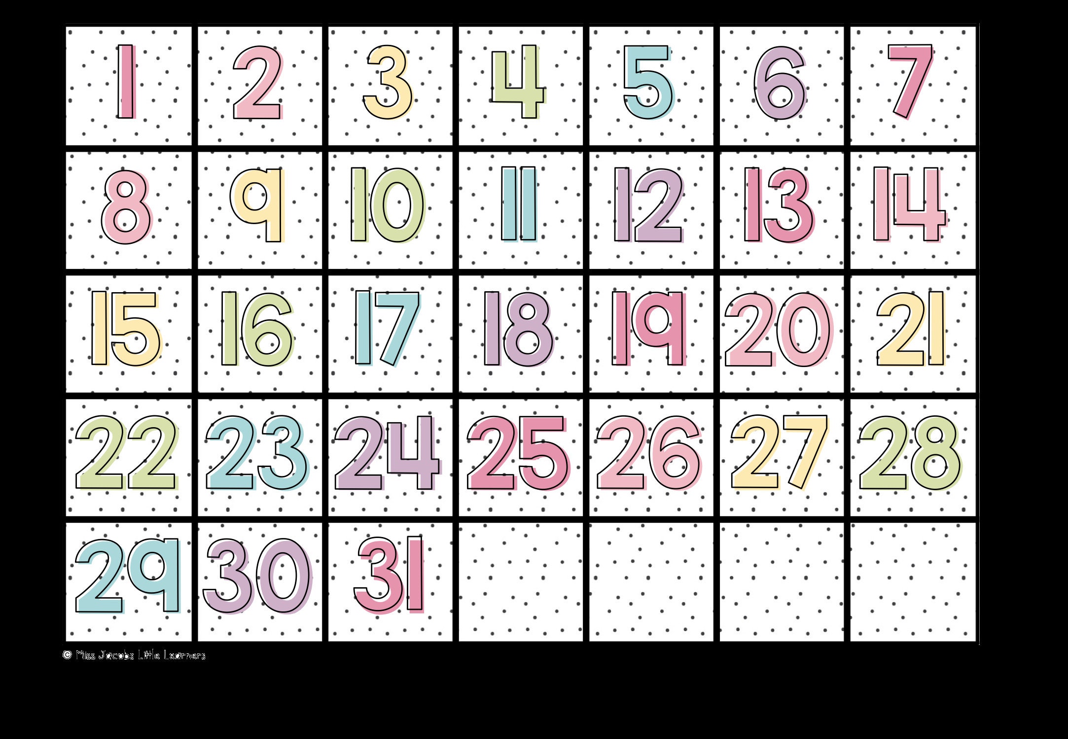 Classroom Calendar and Weather Display SPOTTY PASTELS - Etsy Australia