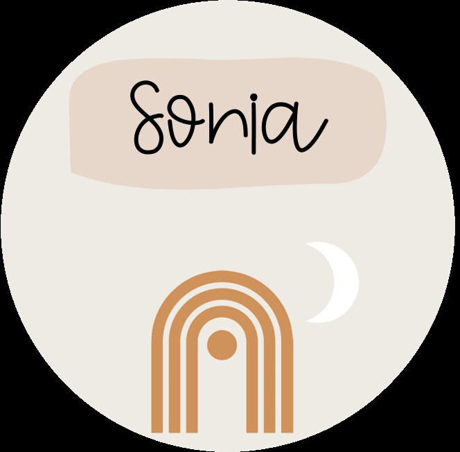 BOHO VIBES Door Display Affirmation Station Editable - Etsy
