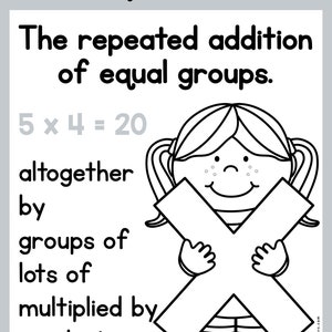 CALM COLORS Math Operation Posters | Math Posters | Modern Rainbow ...