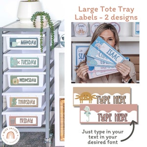 Cute Sea Life Classroom Labels Bundle | Editable Student Name Tags ...