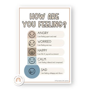 Calm Down Corner Kit, Social Emotional Calm Down Posters, Self ...