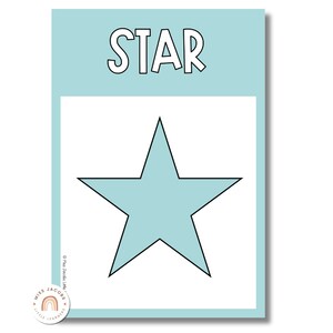 Shape Posters | Modern Simple Pastels | Calm Classroom Decor | Editable ...
