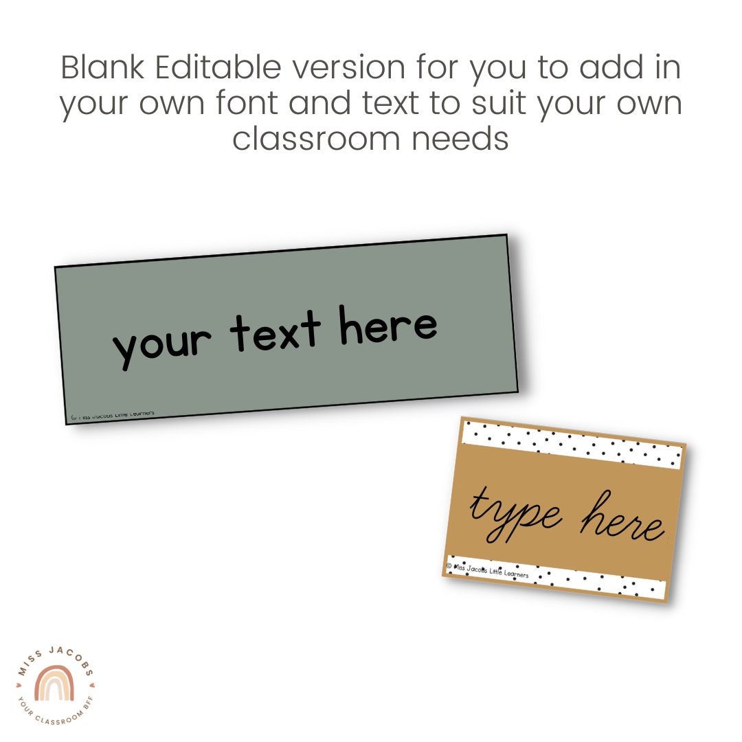 Flip Calendar Spotty Boho Classroom Decor Neutral Rainbow - Etsy UK