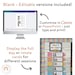 Cutesy Visual Classroom Schedule, Back to School Theme Visual Schedule ...