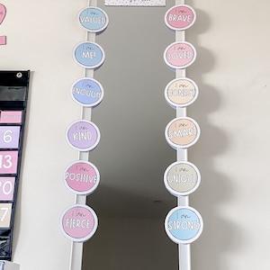 Affirmation Station | SPOTTY PASTELS | Editable - Etsy