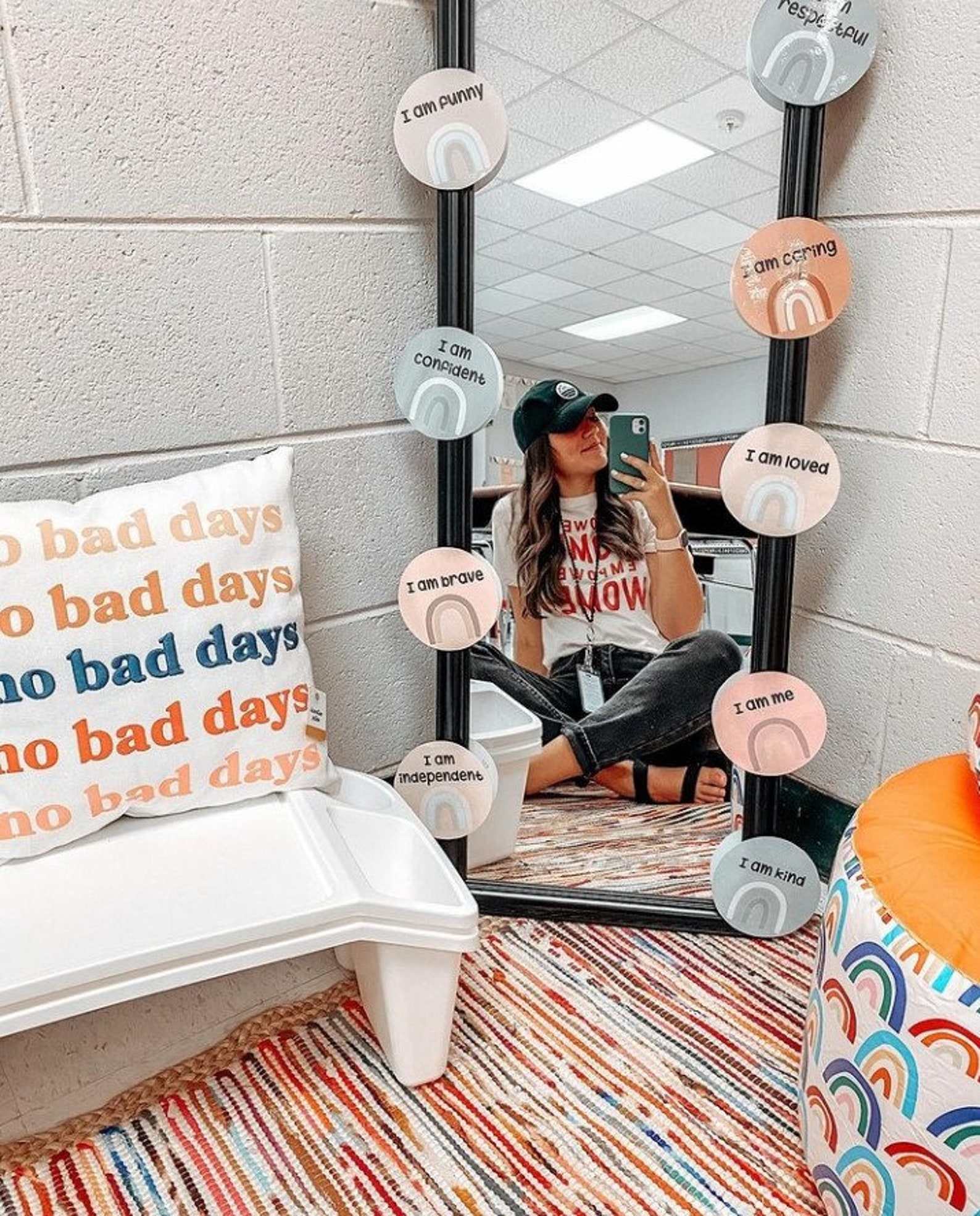 BOHO RAINBOW Affirmation Station Positive Affirmations - Etsy