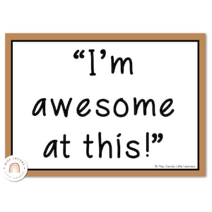 Modern Jungle Growth Mindset Display | Neutral Animal Print Classroom ...