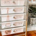 BOHO VIBES 10 Drawer Rolling Cart Labels | Editable | Desert Neutral ...