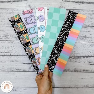 Cutesy Bulletin Board Borders, School Supplies Clipart Printable ...