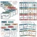 English Classroom Set of 12 Posters, Speaking Reading Writing Language ...