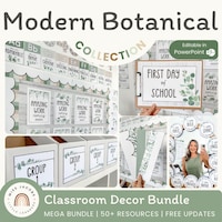 Lavender and Eucalyptus Classroom Decor | Calm EDITABLE Posters ...