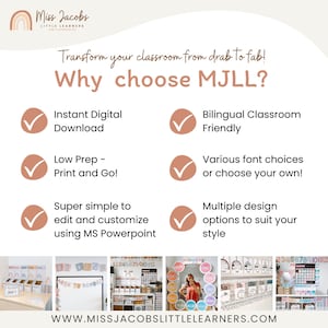 MODERN RAINBOW Growth Mindset Display | Calm Colors Classroom Decor - Etsy