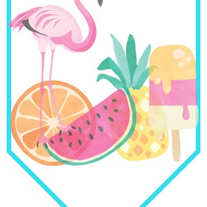 TROPICAL Bunting & Bulletin Board Banners | Tropical Classroom Decor - Etsy