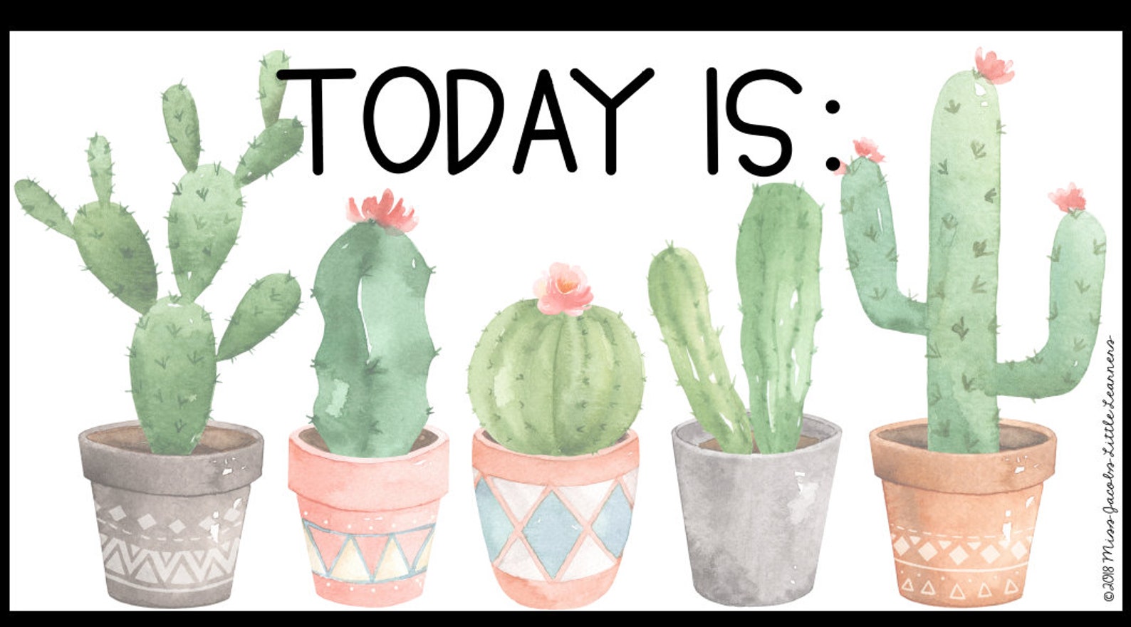 CACTUS and Succulent Classroom Decor Bundle - Etsy