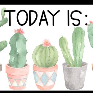 CACTUS and Succulent Classroom Decor Bundle - Etsy