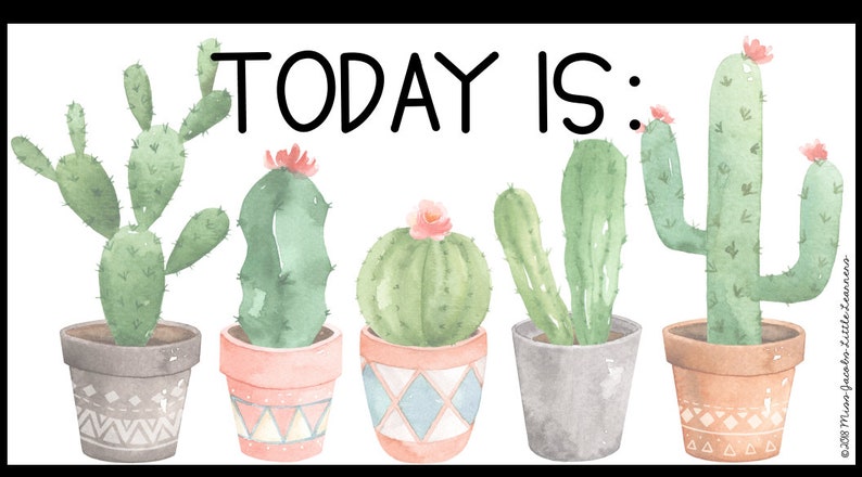 CACTUS and Succulent Classroom Decor Bundle - Etsy