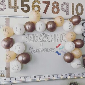 DESERT NEUTRAL Skip Counting Large Number Display | Boho Vibes ...