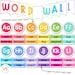 Bright Alphabet Word Wall Classroom Decor, Editable Sight Words Wall ...