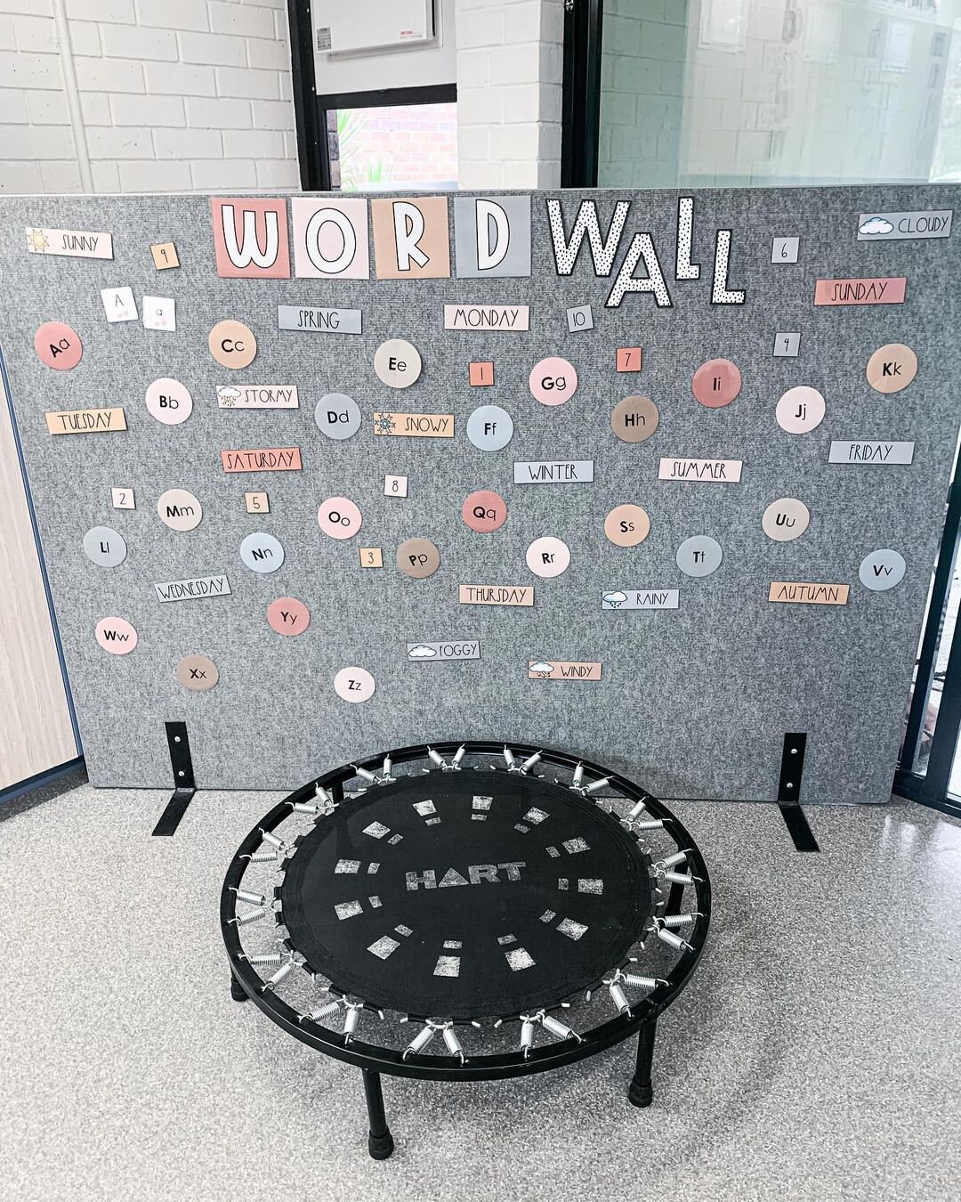 BOHO RAINBOW Word Wall Editable Neutral Rainbow Classroom - Etsy