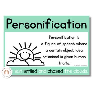 CUTESY English Classroom Posters Bundle (set of 12), Prek to Grade ...