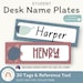 Student Desk Plates & Supply Labels | Cute Sea Life Classroom Decor - Etsy