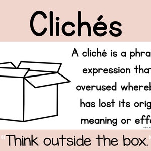 CALM COLORS Figurative Language Posters | English Posters | Modern ...