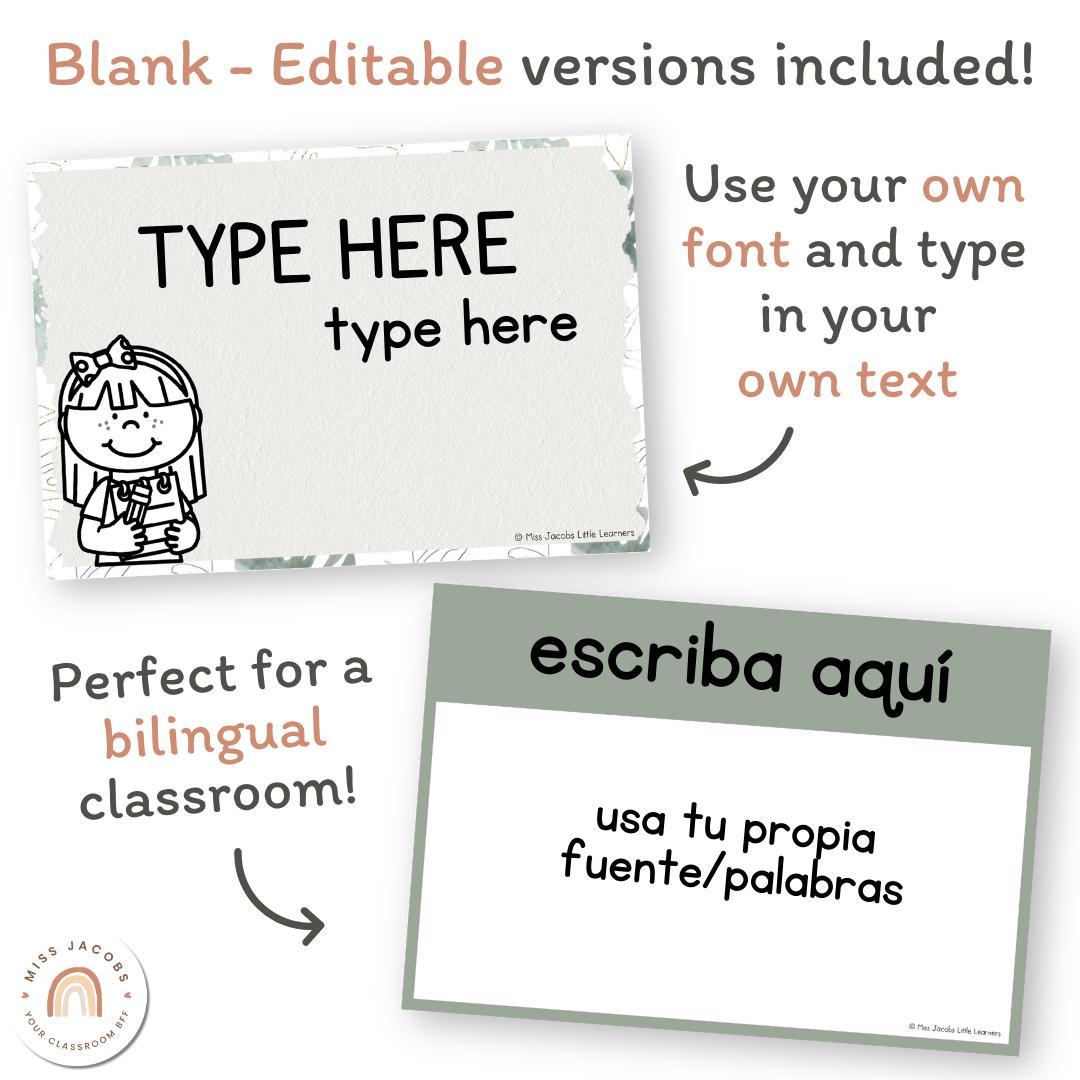 5 Steps of Writing Posters, Printable ELA Anchor Charts, Modern Jungle ...